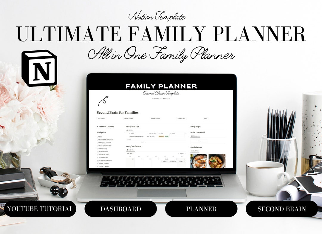 Notion Template Ultimate Family Planner All in One Notion for Family ...