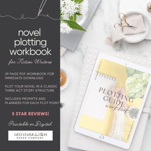 How to Write a Novel Planning Workbook Book Planner Plot Planner How to ...