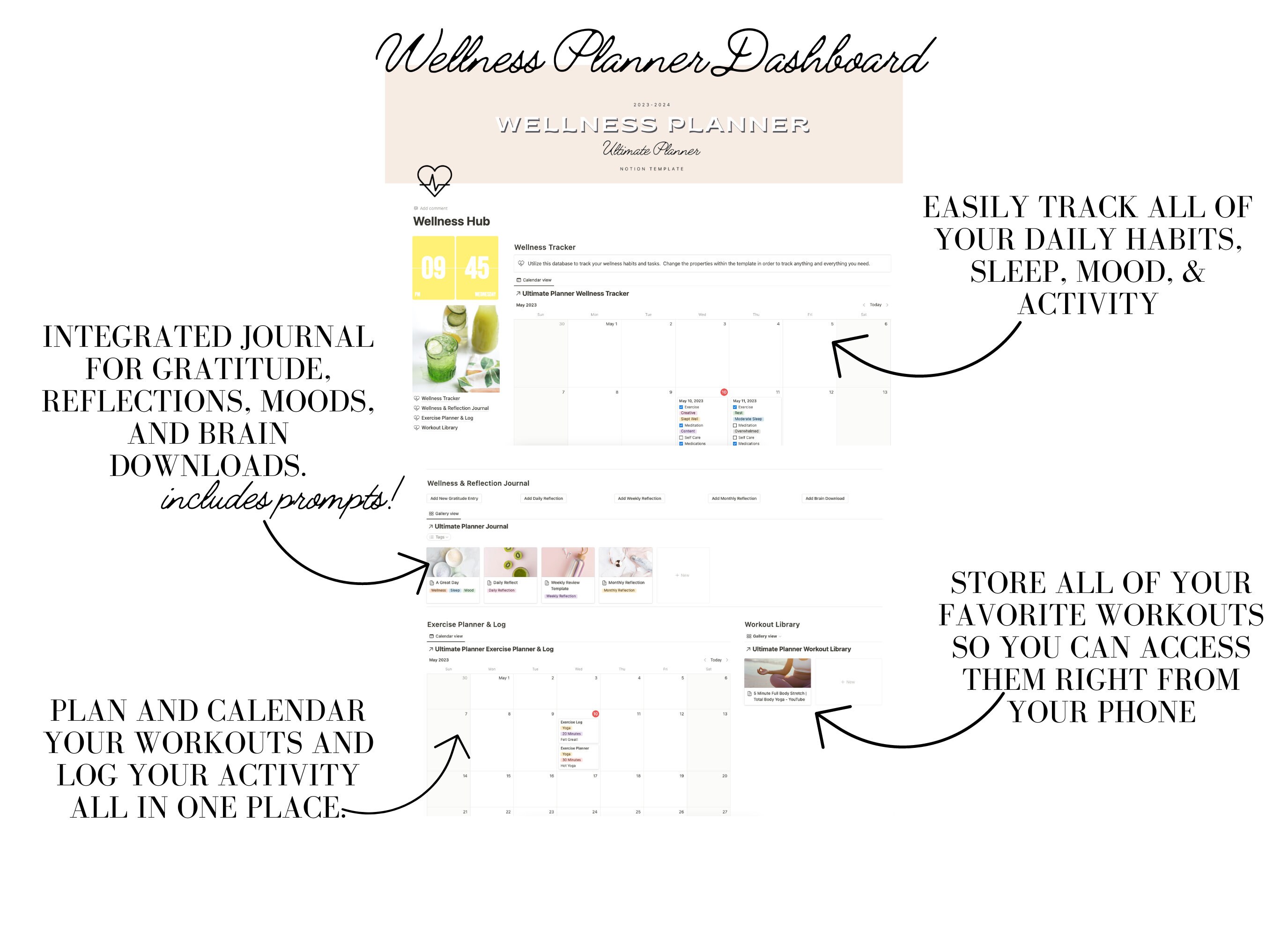 Notion Wellness Planner Notion Template Journal Notion Template ... Notion Wellness Planner Notion Template Journal Notion Template ...