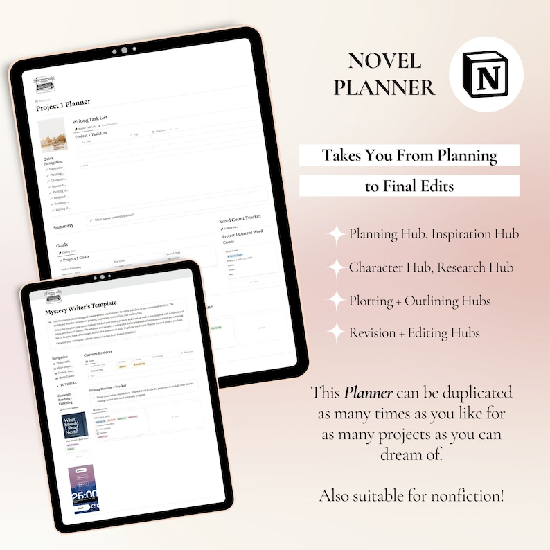 Mystery Writer's Notion Template: Novel Planner & Second Brain (digital ...