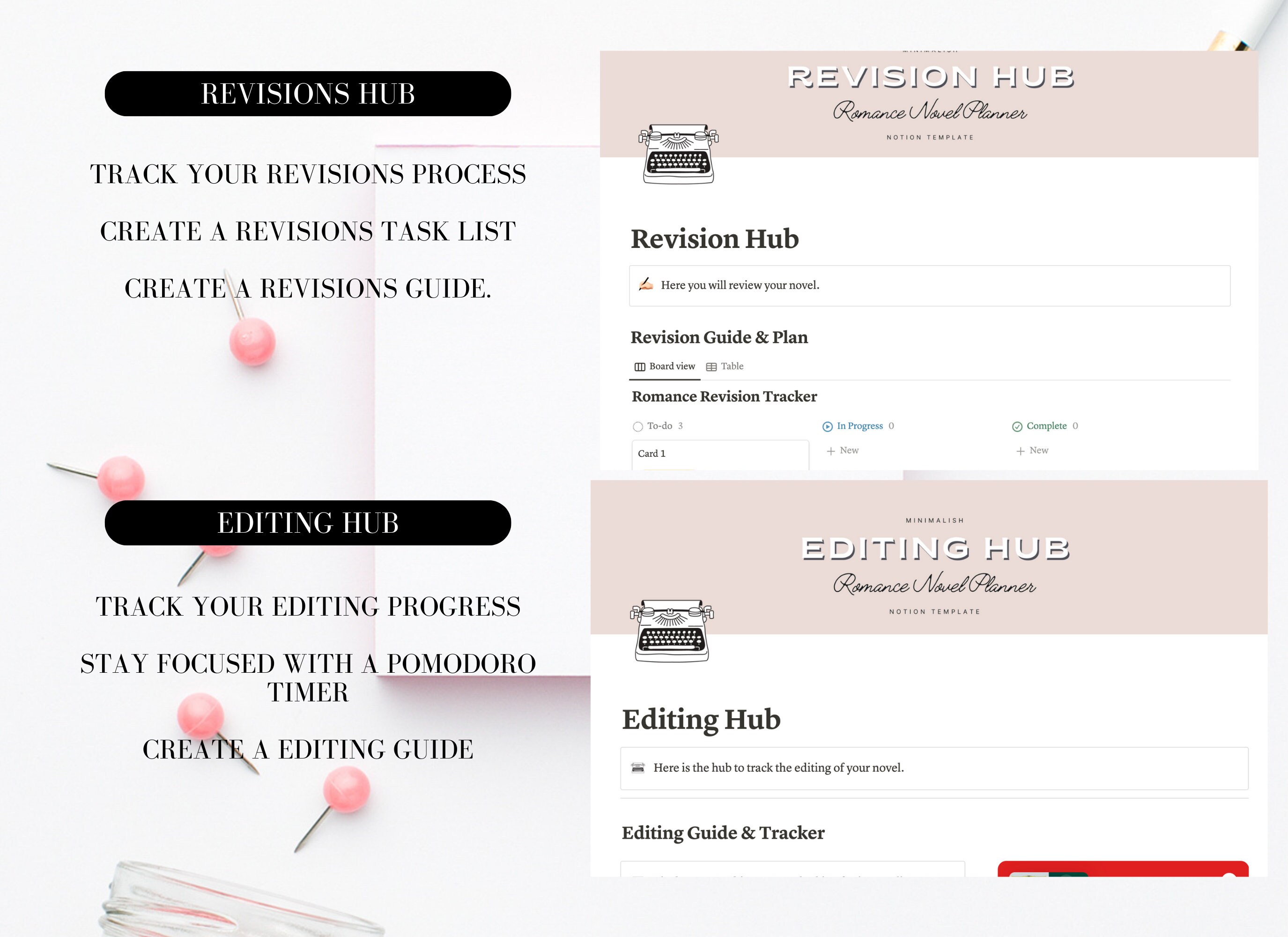 Romance Author Notion Template Writers Second Brain Notion - Etsy