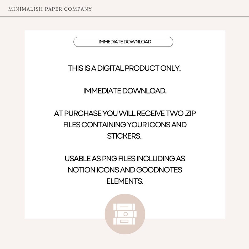 250 Digital Stickers: Notion Icons, Goodnotes Planner (PNG Files) - Etsy