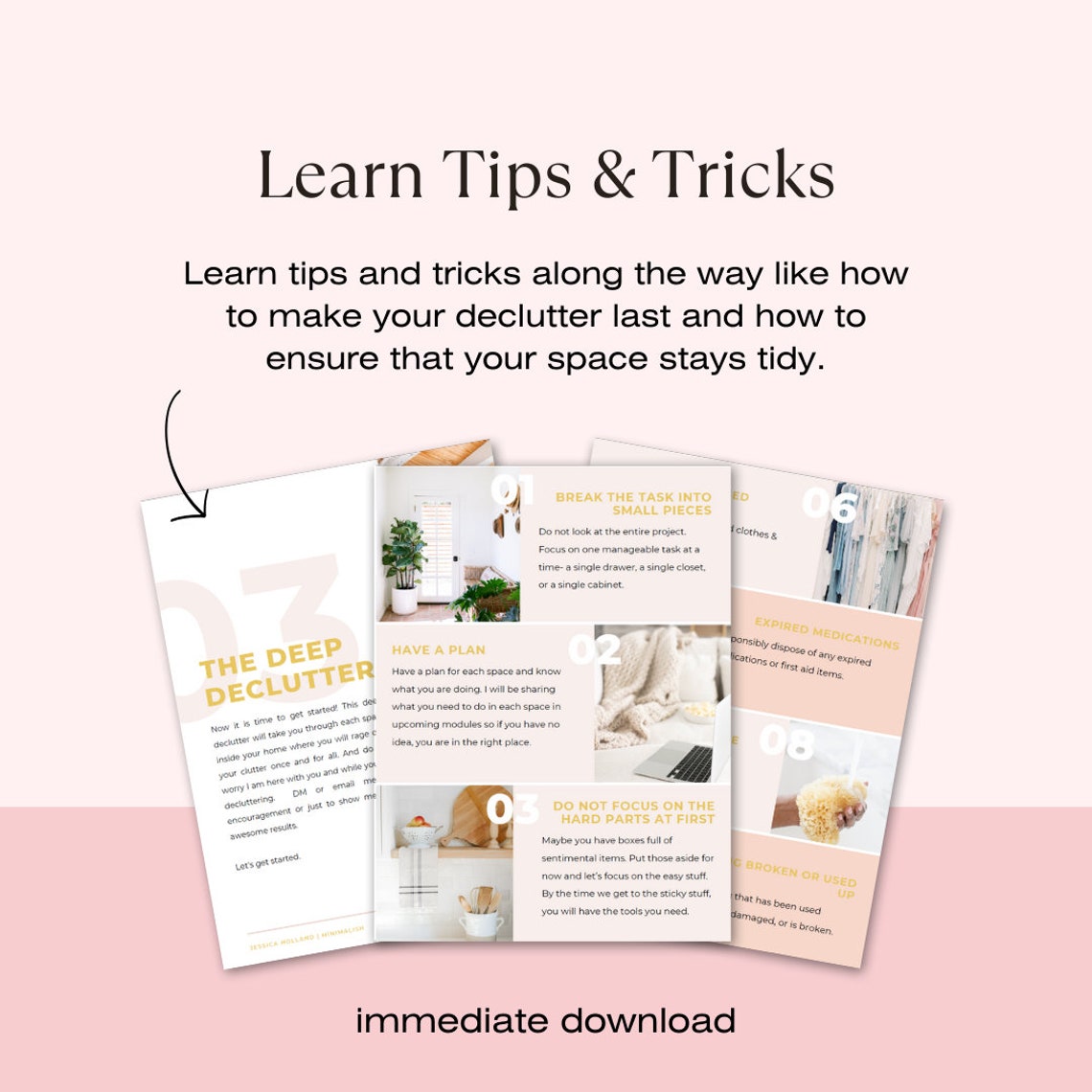 Rage Quit Your Clutter E Book A Decluttering Bootcamp How to Declutter Book Decluttering Course ...