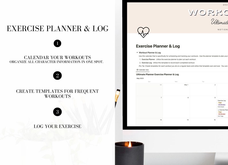 Notion Wellness Planner Notion Template Journal Notion Template ...