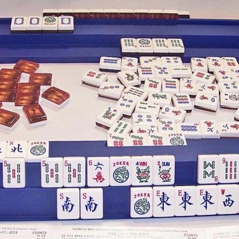 Mahjong Tile Bag Purple - Etsy