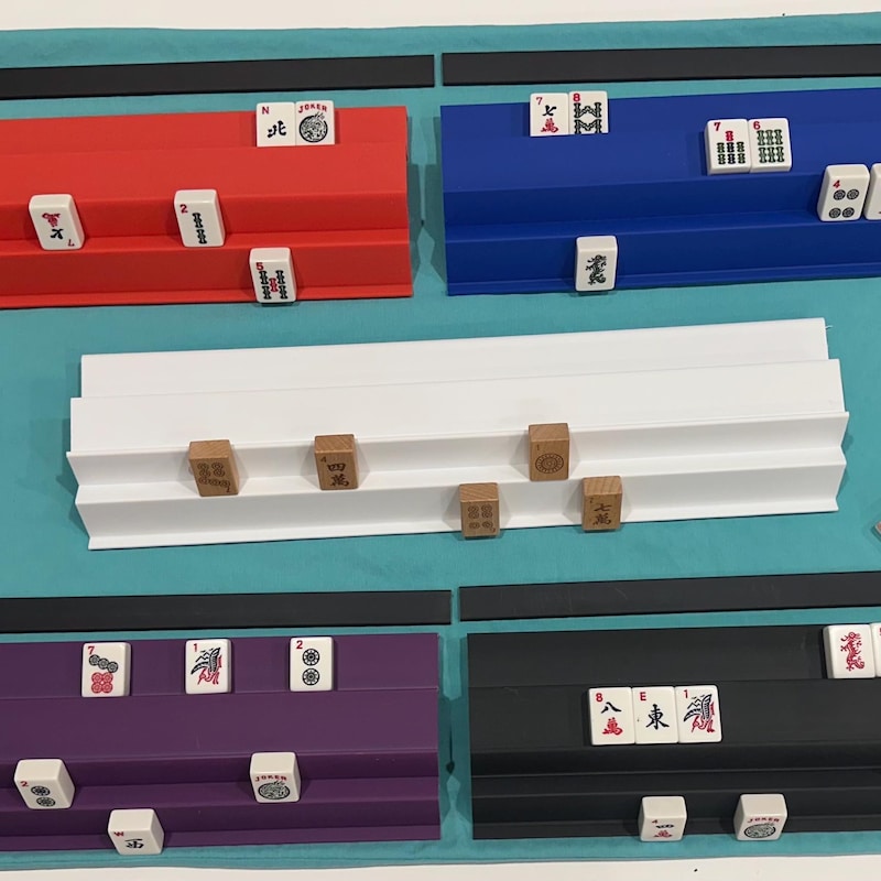 Mahjong Racks Red - Etsy