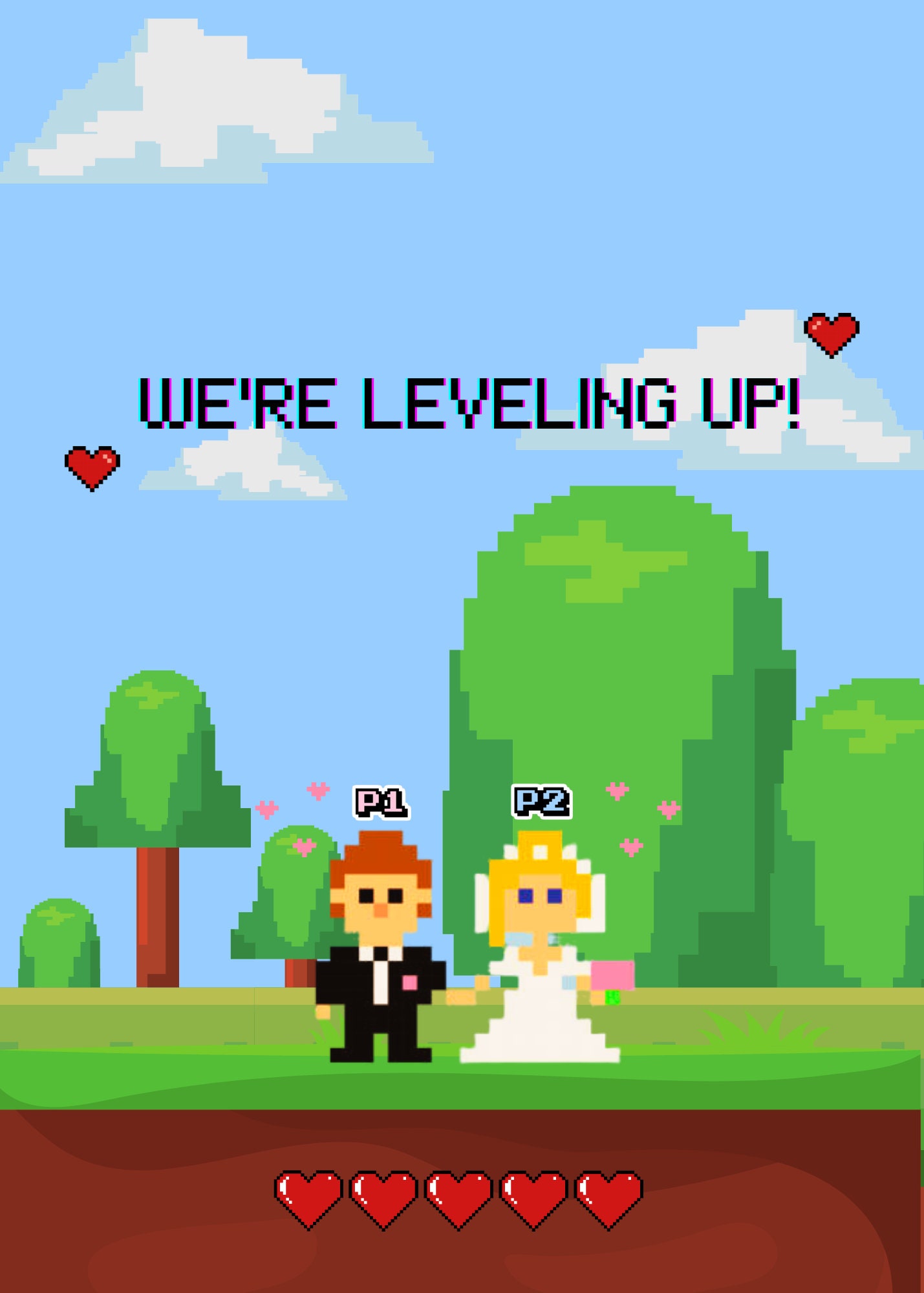Gaming Leveling up Wedding Invitation Template Only. - Etsy