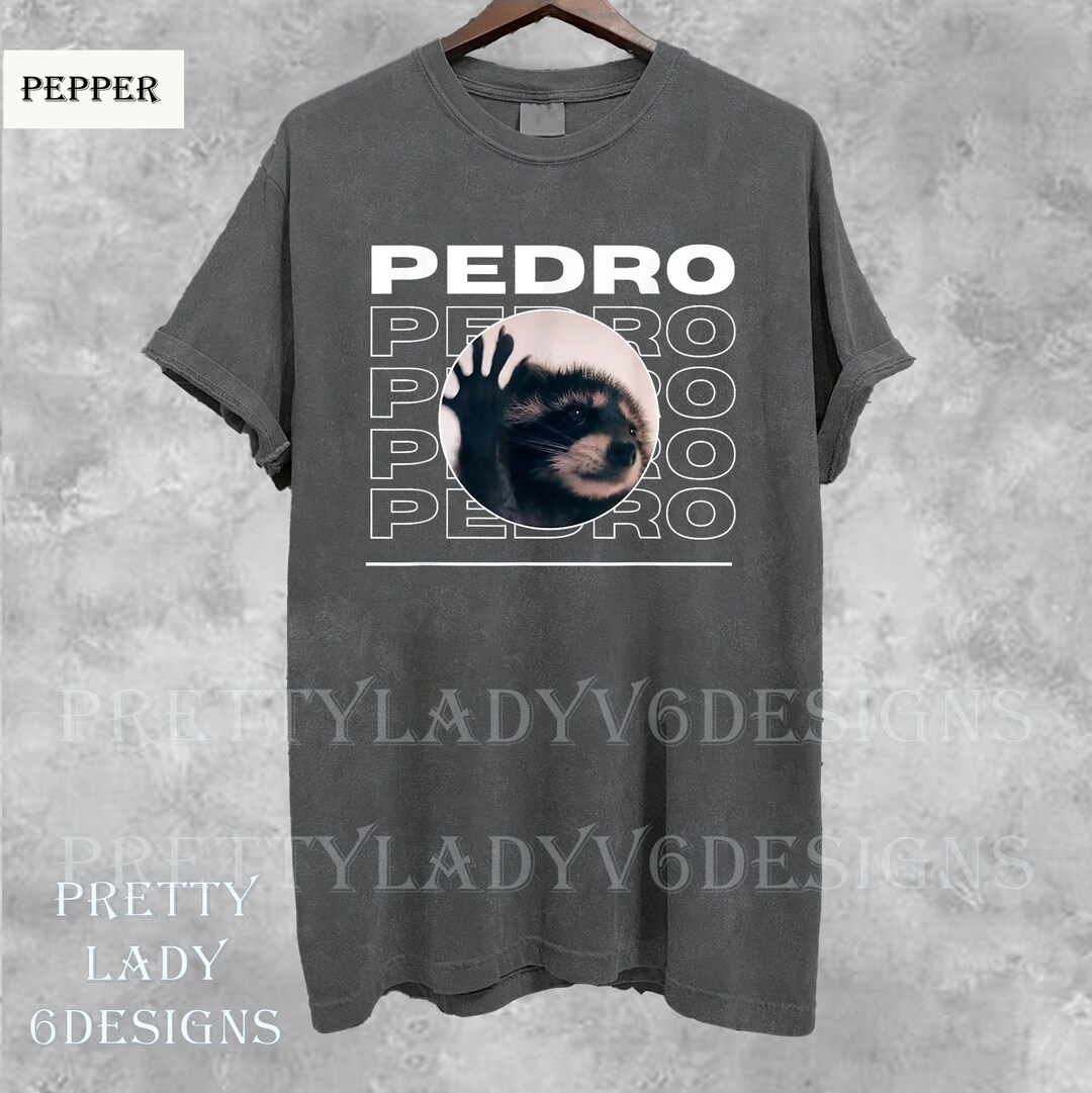 Pedro Funny Raccoon Dancing Meme T-shirt, Funny Raccoon Meme Sweatshirt ...