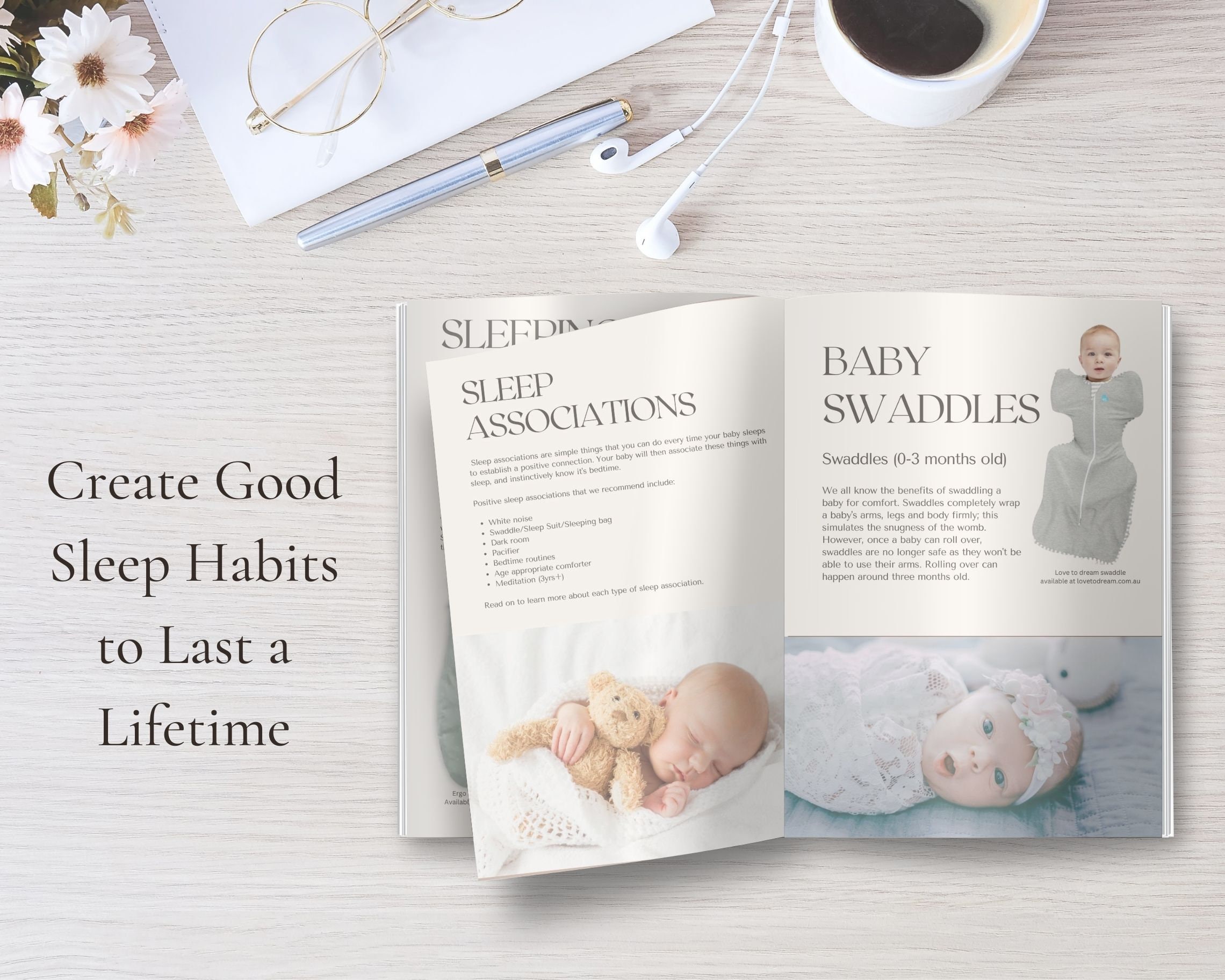 Baby Sleep Guide Template for Sleep Consultants Editable in Canva Baby ...