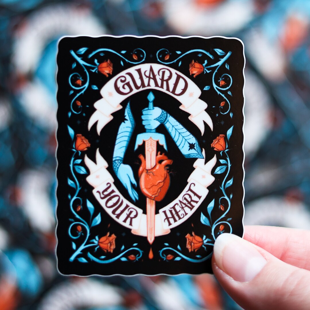 Guard Your Heart Sticker | Phone Decal, Water Bottle Vinyl, Laptop ...
