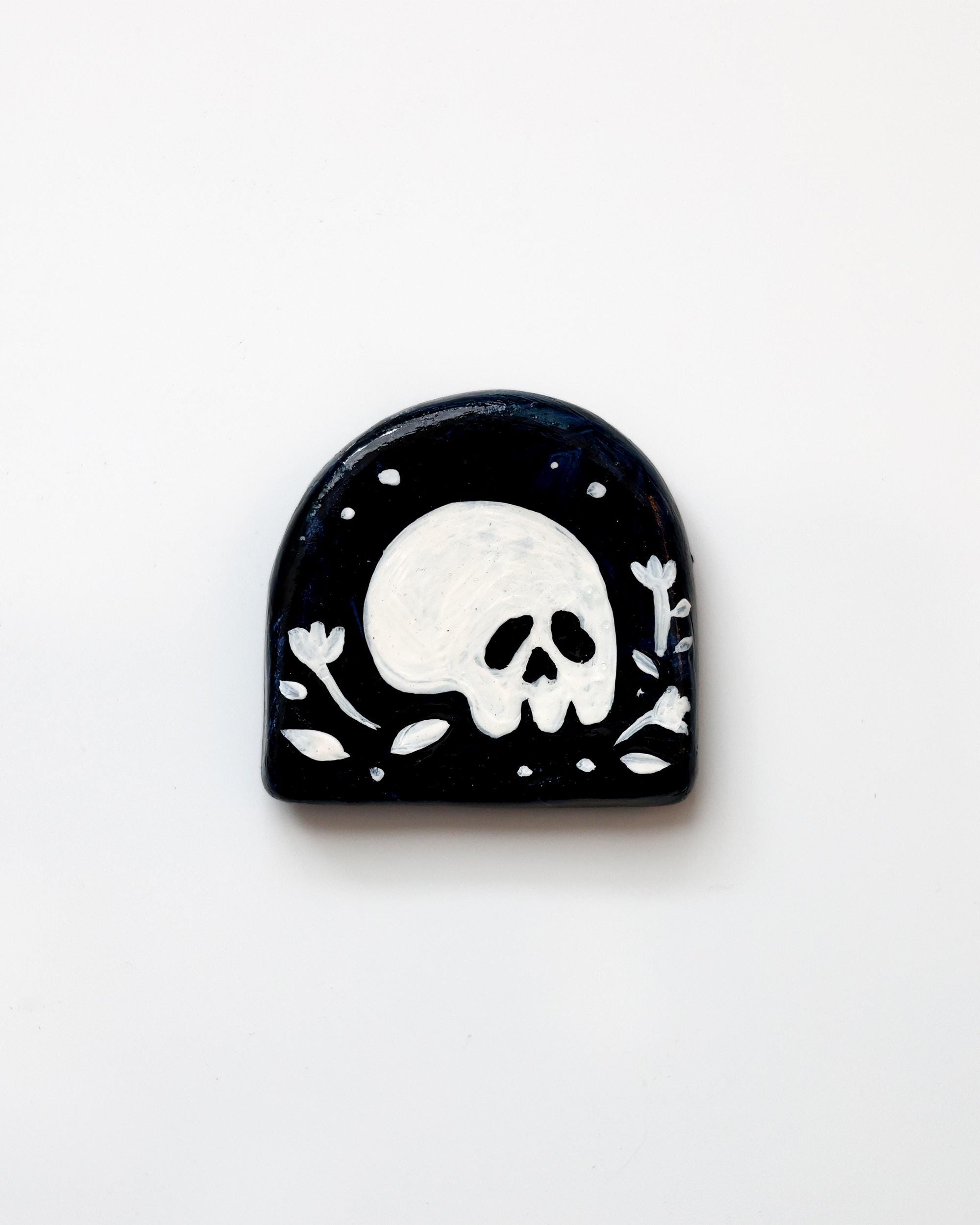 Ceramic Magnet – Cute Aesthetic Fridge Board Magnet, Handmade Clay ...