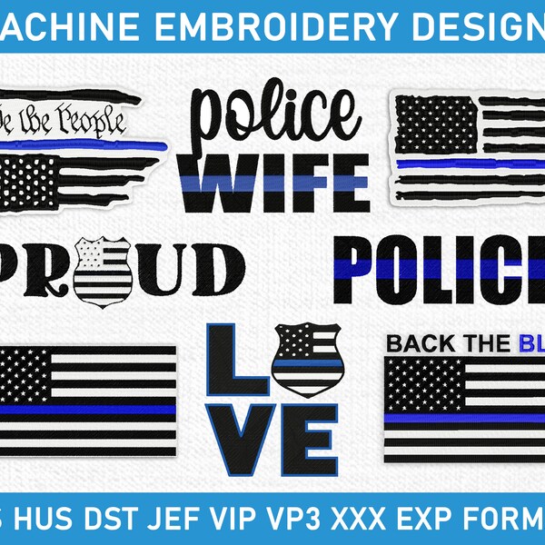 Police Embroidery - Etsy