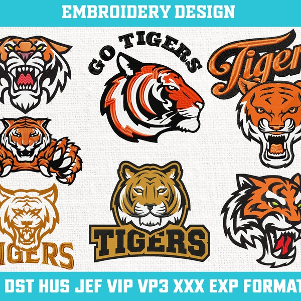 Tiger Applique - Etsy