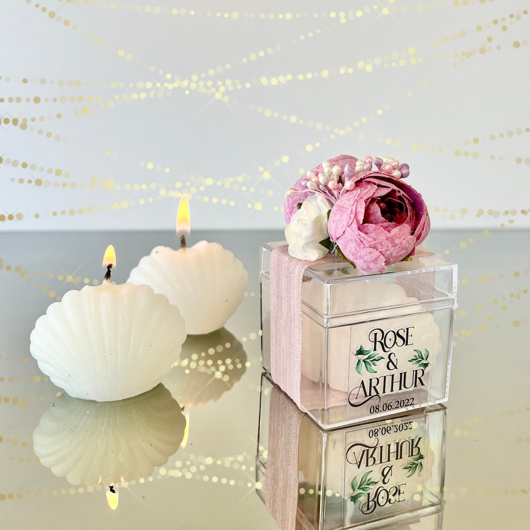 Personalized Beach Wedding Seashell Favor for Guest in Bulk, Wedding ...