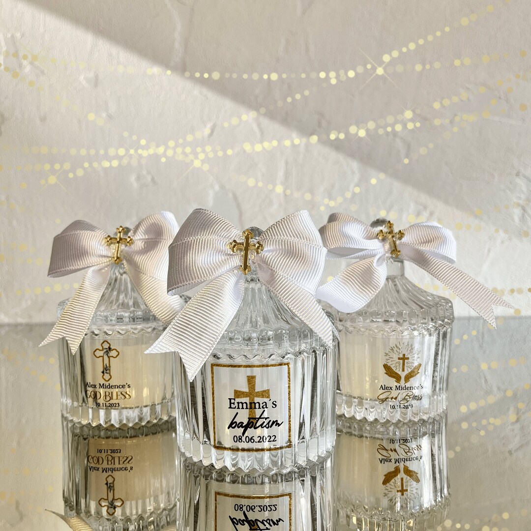 Personalized First Communion Favors for Guest, Luxury Baptism Gold ...