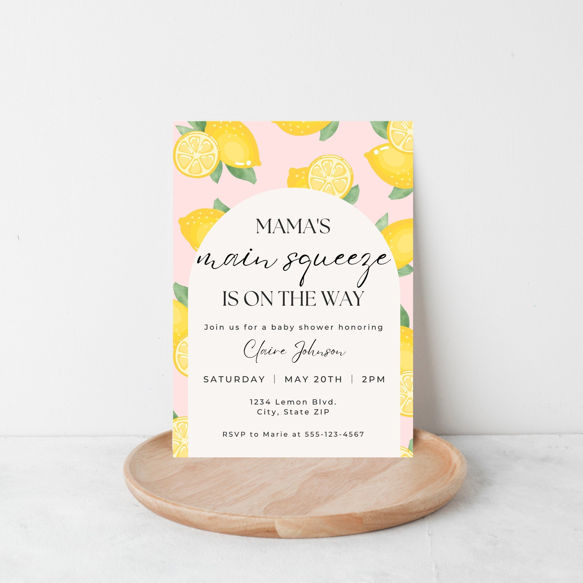 Plantilla de invitación de baby shower / Invitación imprimible - Etsy ...