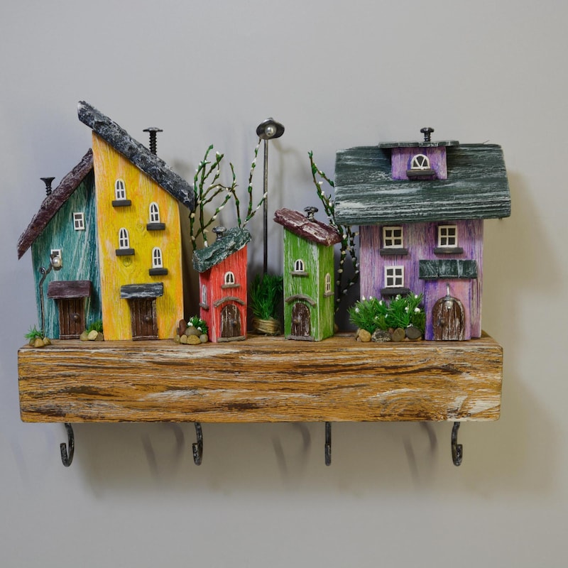 Decorative Wall Key Holder - Etsy