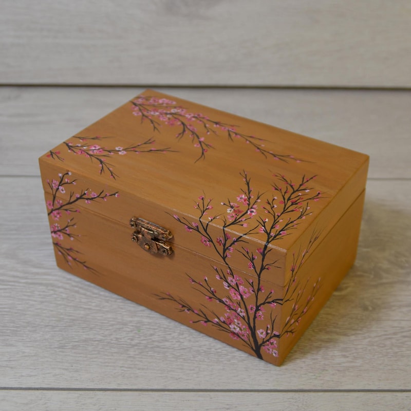 Hand Painted Box - Etsy