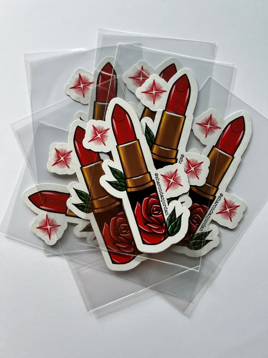 Lipstick Vinyl Sticker 2.5x4in - Etsy