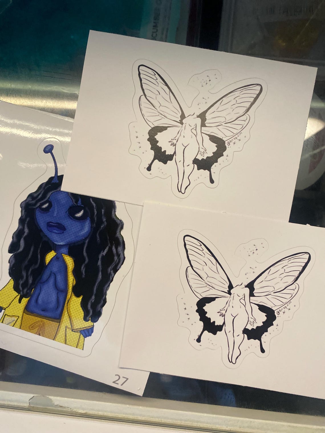 SZA Lana Alien Fan Art Kiss-cut Stickers - Perfect for Decor, Gifts ...