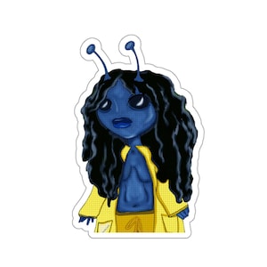 SZA Lana Alien Fan Art Kiss-cut Stickers - Perfect for Decor, Gifts ...