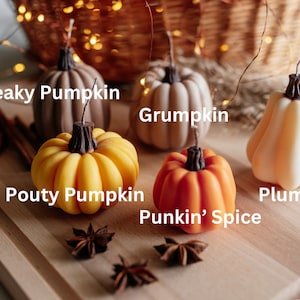 Pumpkins Candles Halloween Fall Autumn Candles - Etsy
