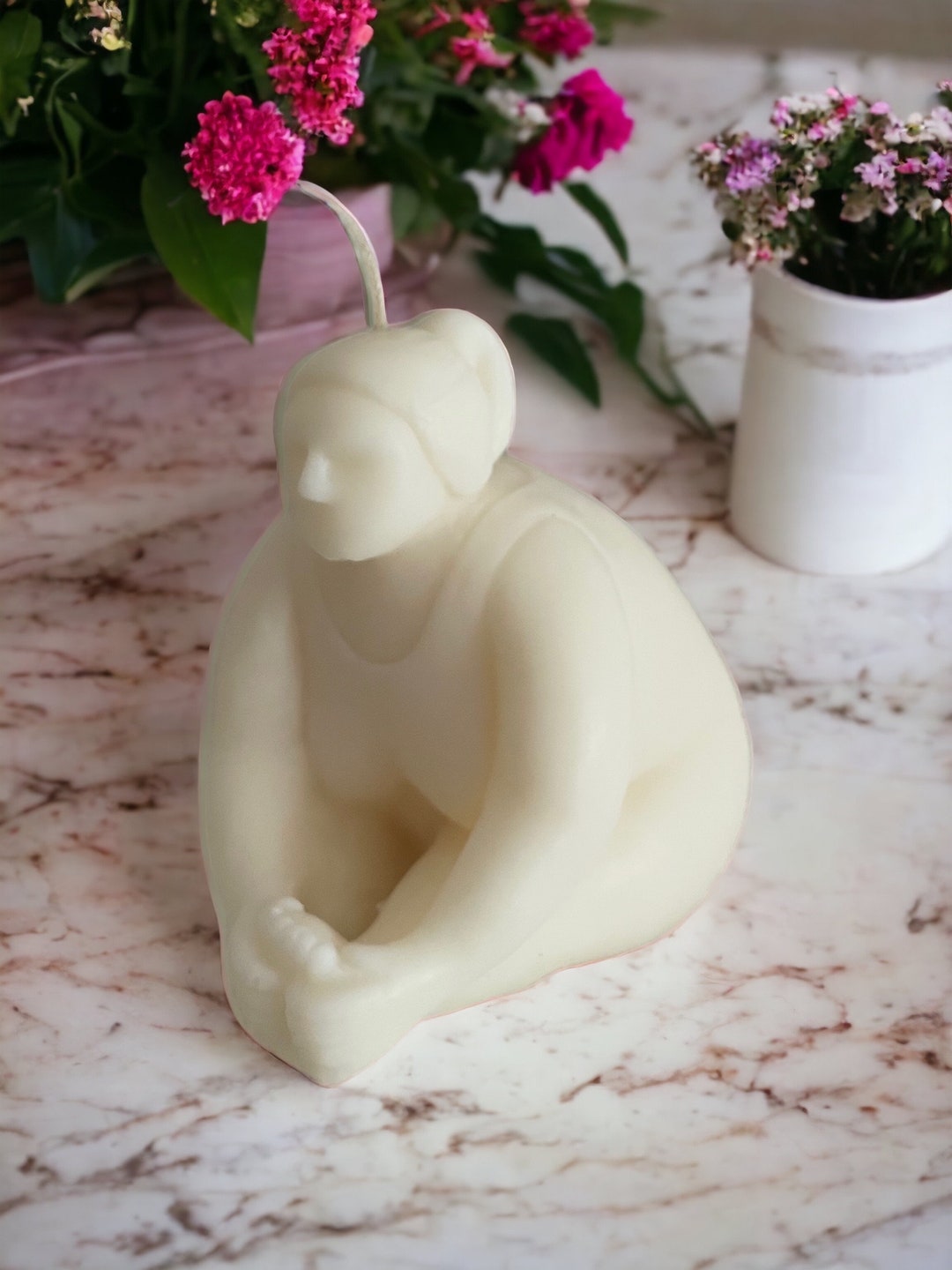 Yoga Poses Candles female Body Positive Candle gift for Yoga Lover plus ...