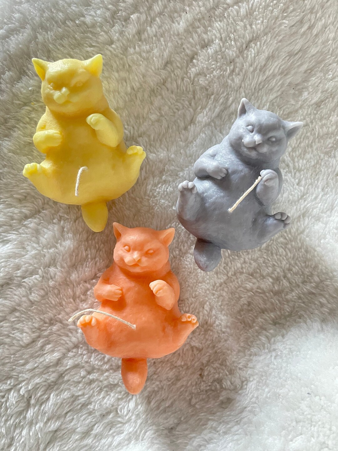 Gift for Cat Mom Lazy Cat Candle Cute Funny Candles Cat Lovers Gift - Etsy