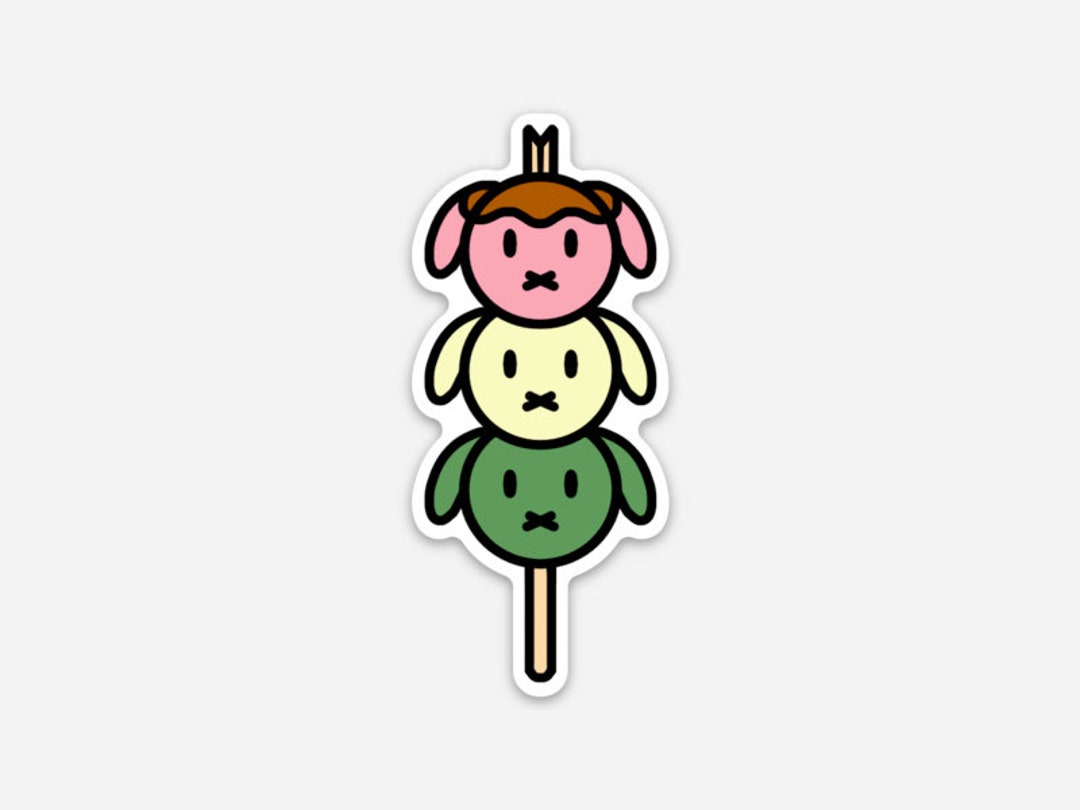 Bunny Dango Sticker - Etsy