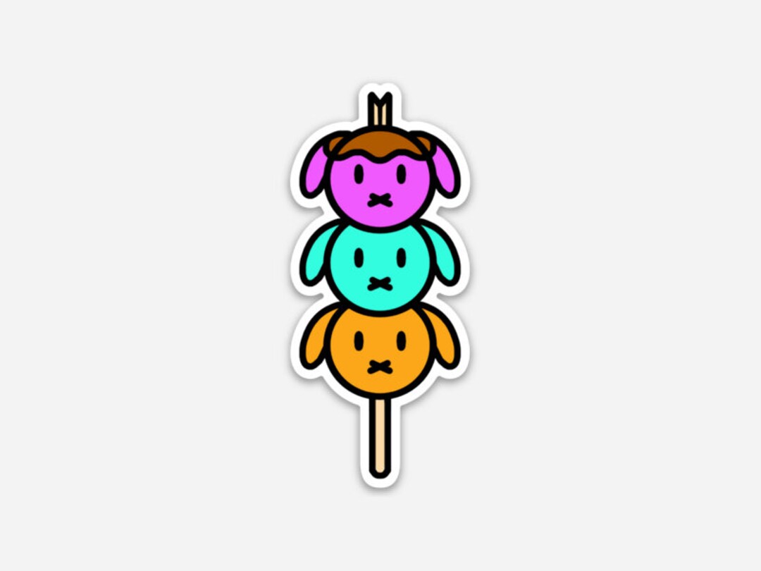 Bunny Dango Sticker - Etsy