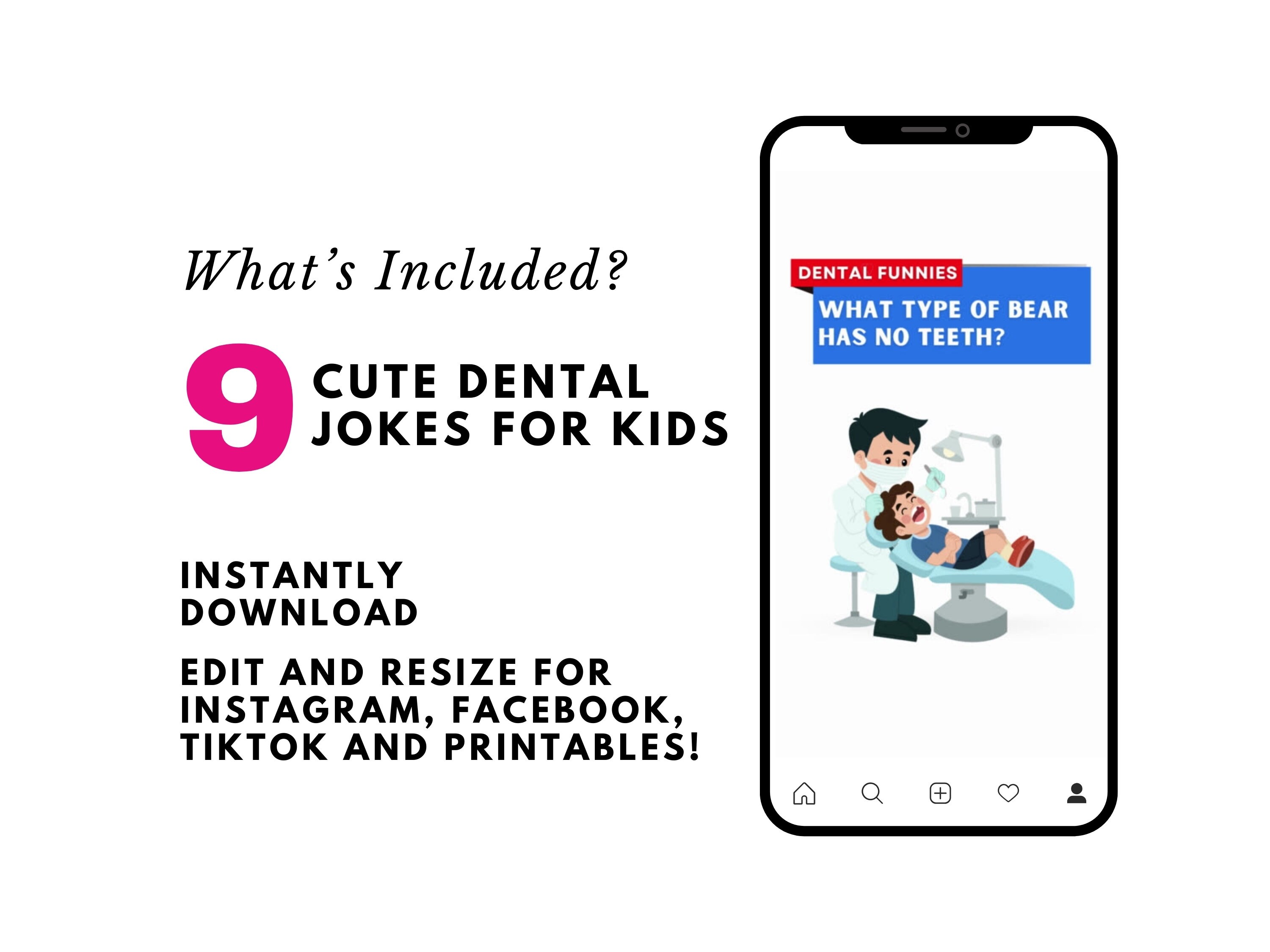 Dentist Stories Social Media Templates Instagram Reels Highlights Reels ...