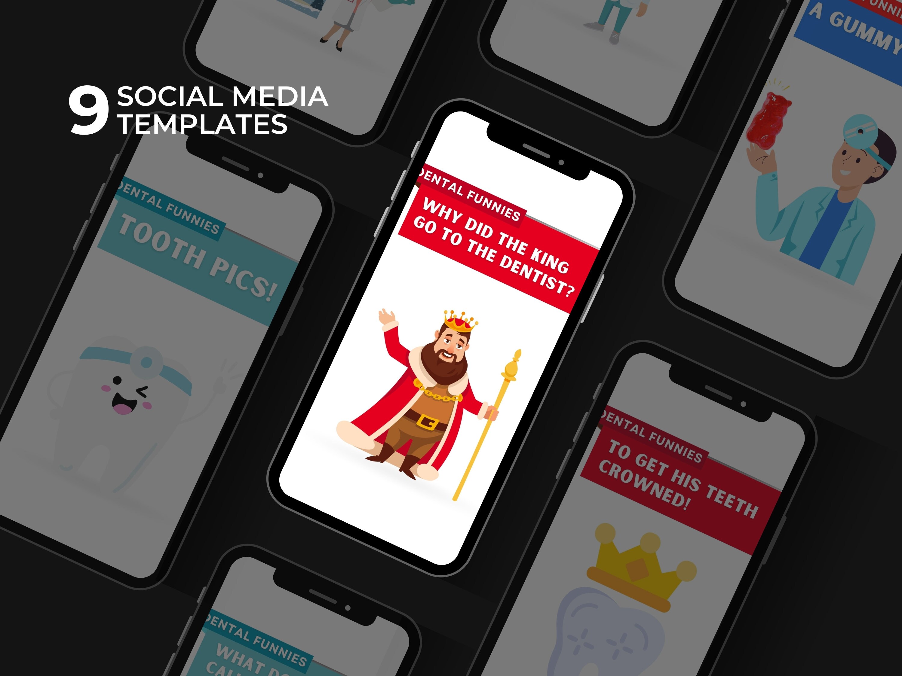 Dentist Stories Social Media Templates Instagram Reels Highlights Reels ...