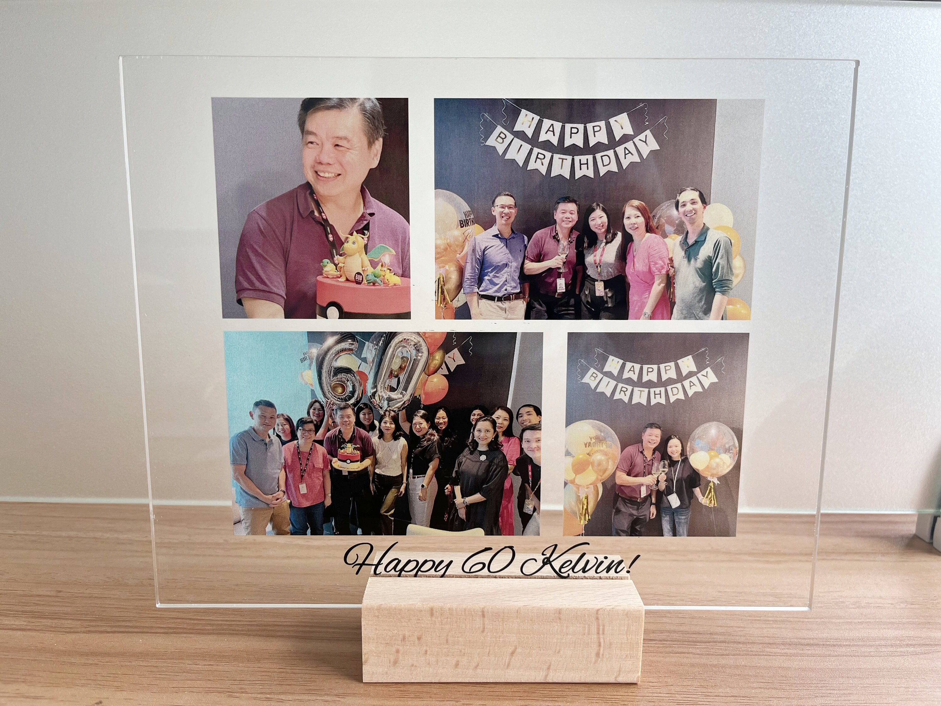 Personalized Photo Plaque With 4 Photos, Custom Photo Acrylic Gift ...