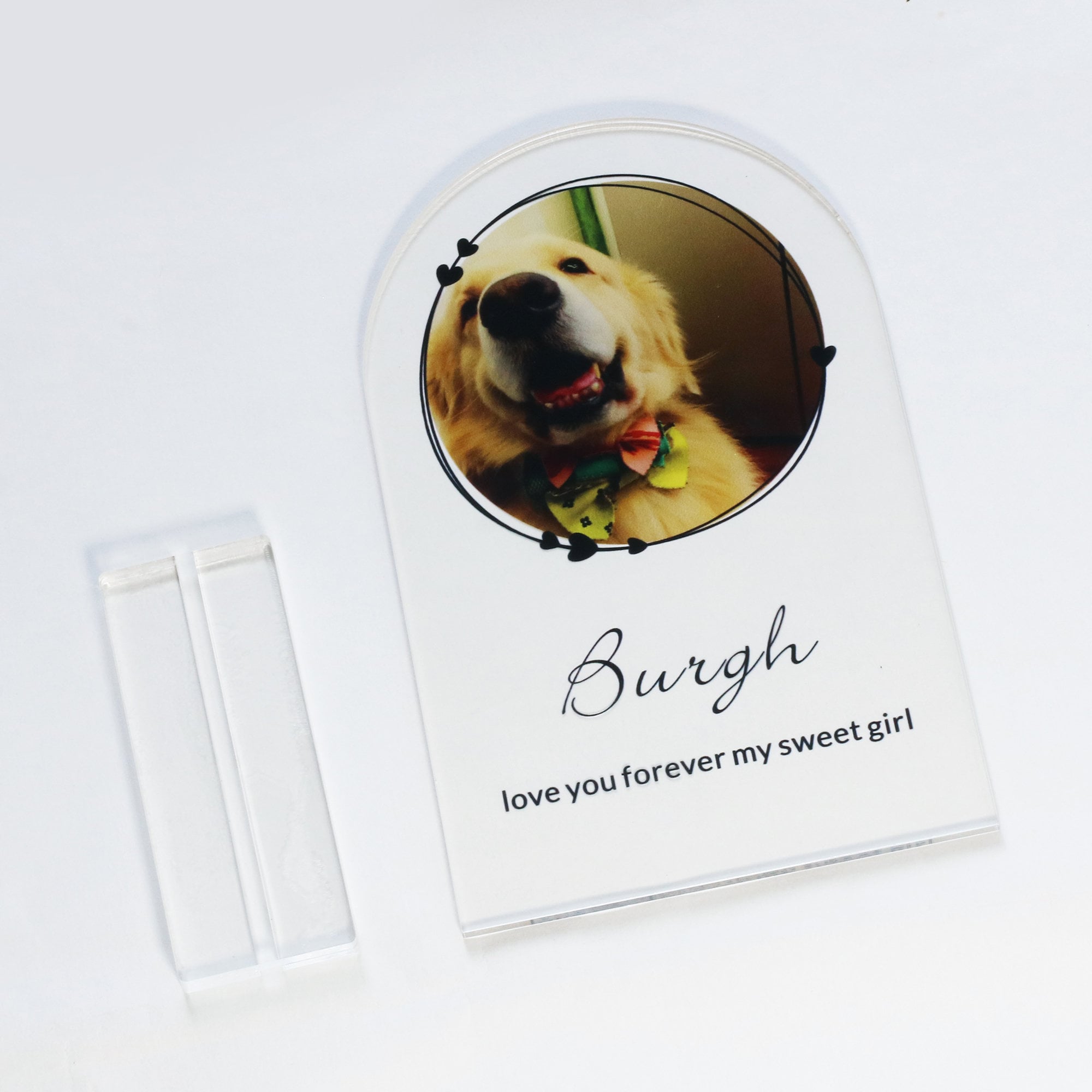 Dog Memorial Plaque, Acrylic Dog Memorial, Acrylic Photo Block, Dog ...