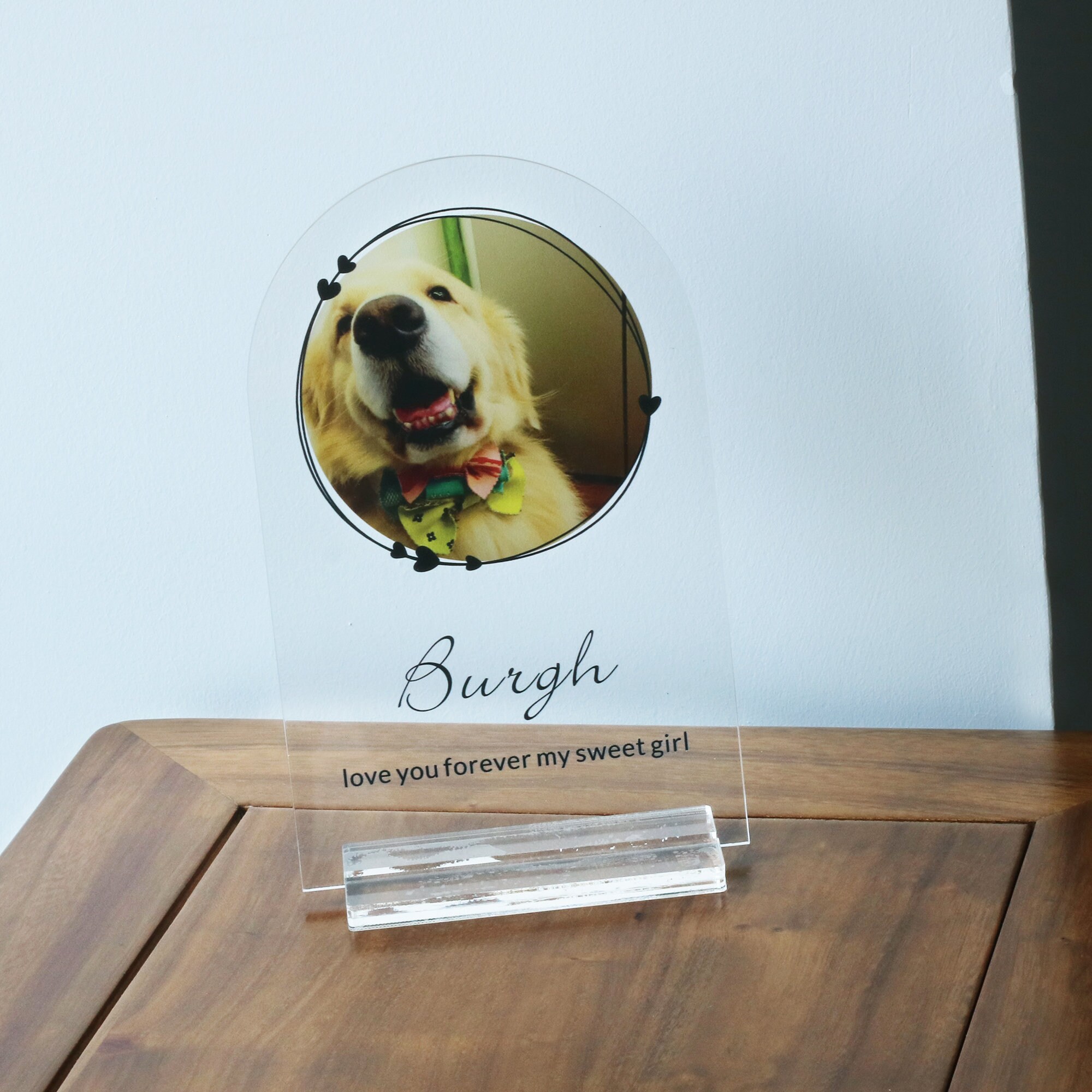 Dog Memorial Plaque, Acrylic Dog Memorial, Acrylic Photo Block, Dog ...
