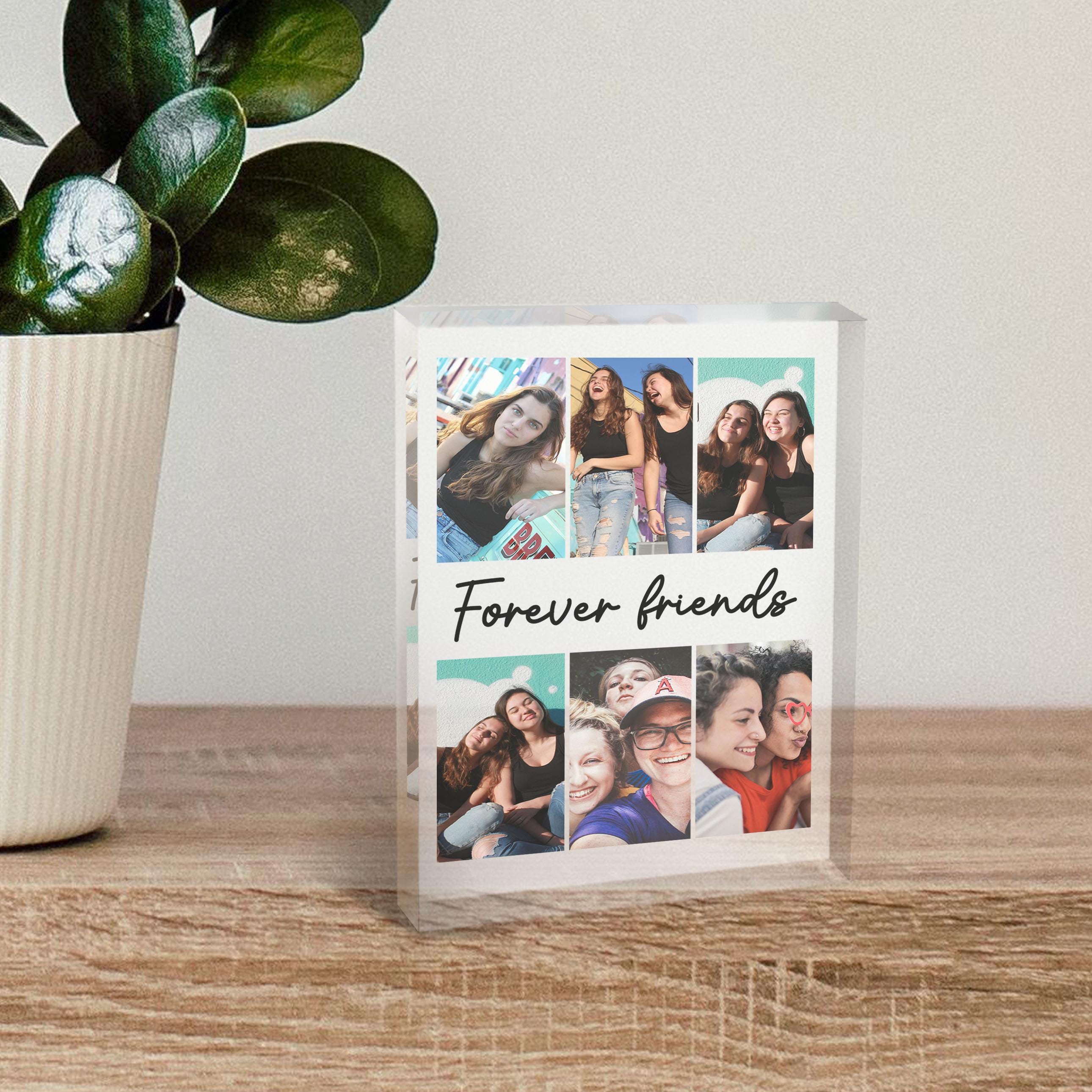 Personalized Photo Collage Acrylic Block, Custom Picture Collage Frame ...