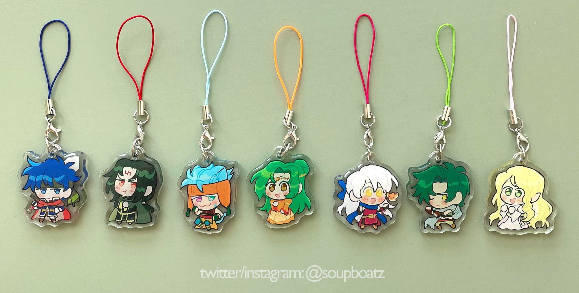 Fire Emblem Tellius Acrylic Charms - Etsy