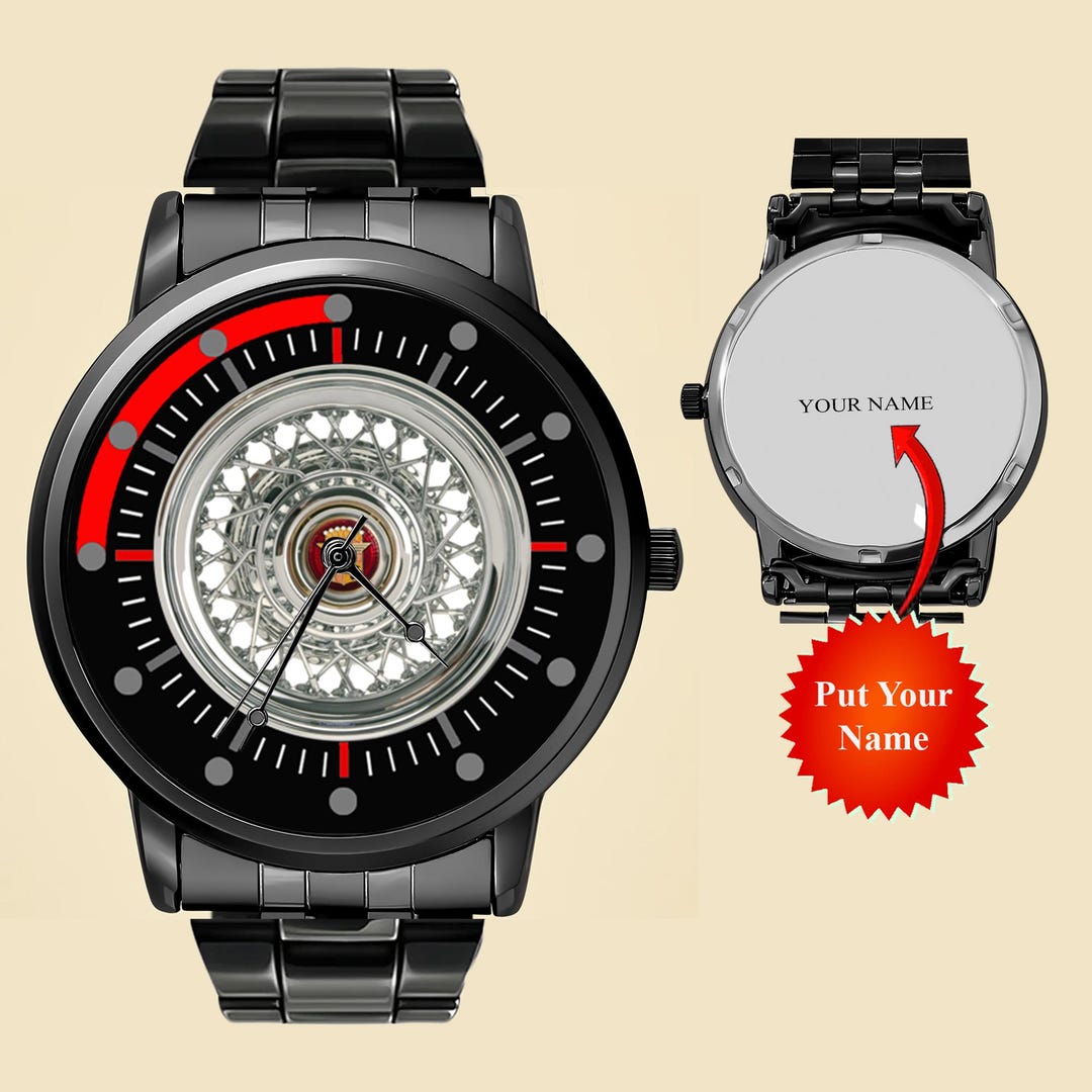 Cadillac Eldorado Wire Wheels Watch - Unisex Wrist Watches - Etsy