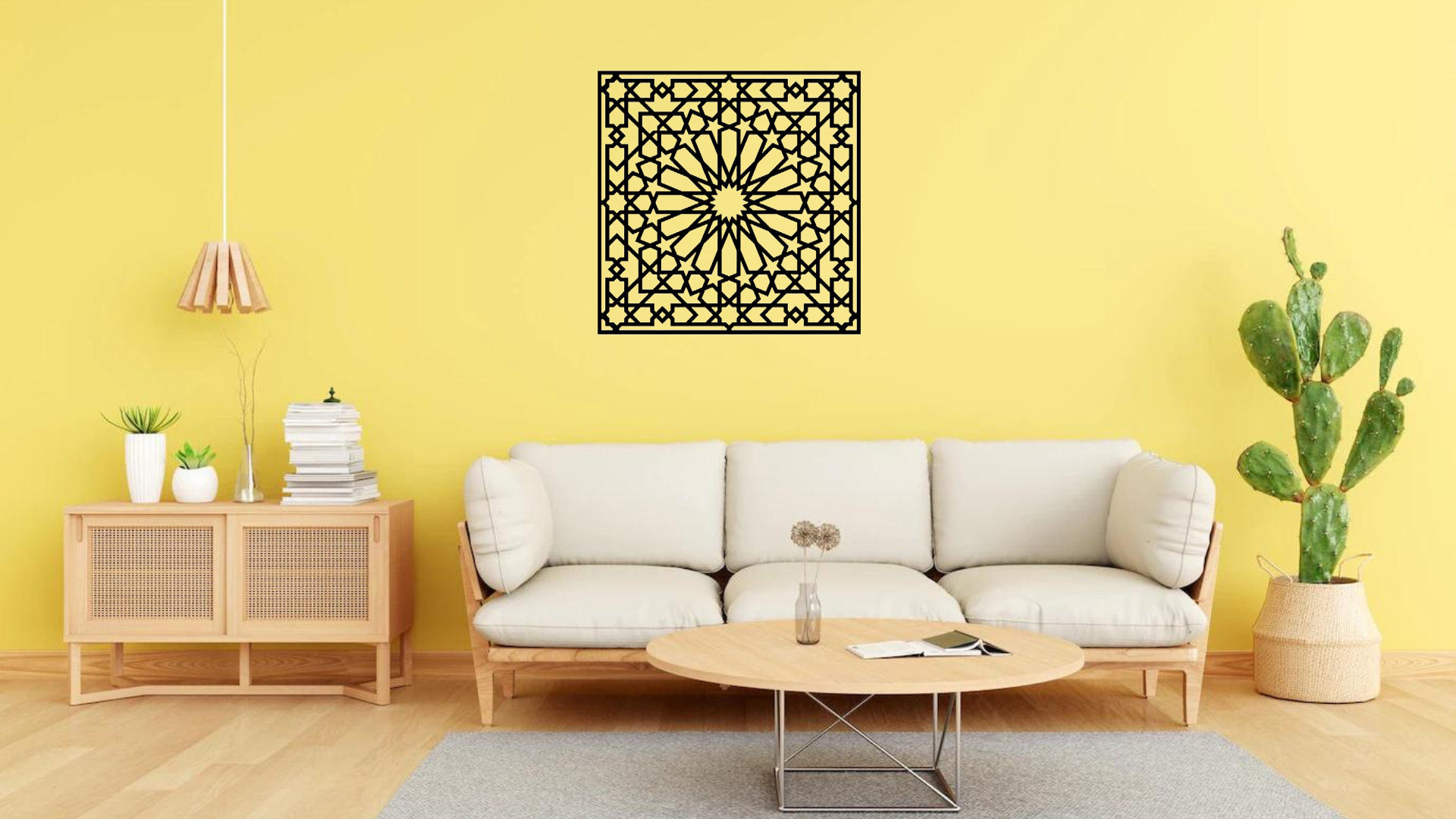 Mughal Design Inspired From Islamic Art in Geometry Metal Wall - Etsy