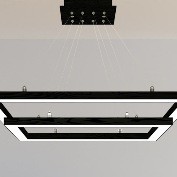 Led Rectangular Pendant Light - Etsy