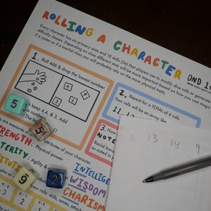 Dnd 101 | How to Roll a Dnd Character | Dungeons and Dragons | TTRPG ...