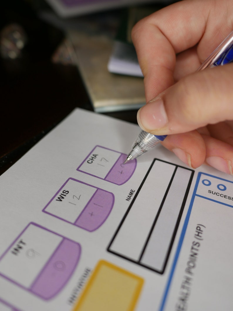 Dnd 101 | Beginner Friendly Character Sheet | Dungeons and Dragons ...