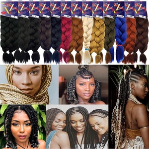 Pre-stretched Braiding Hair Extensions – 48 Inch Long Unfolded - Etsy
