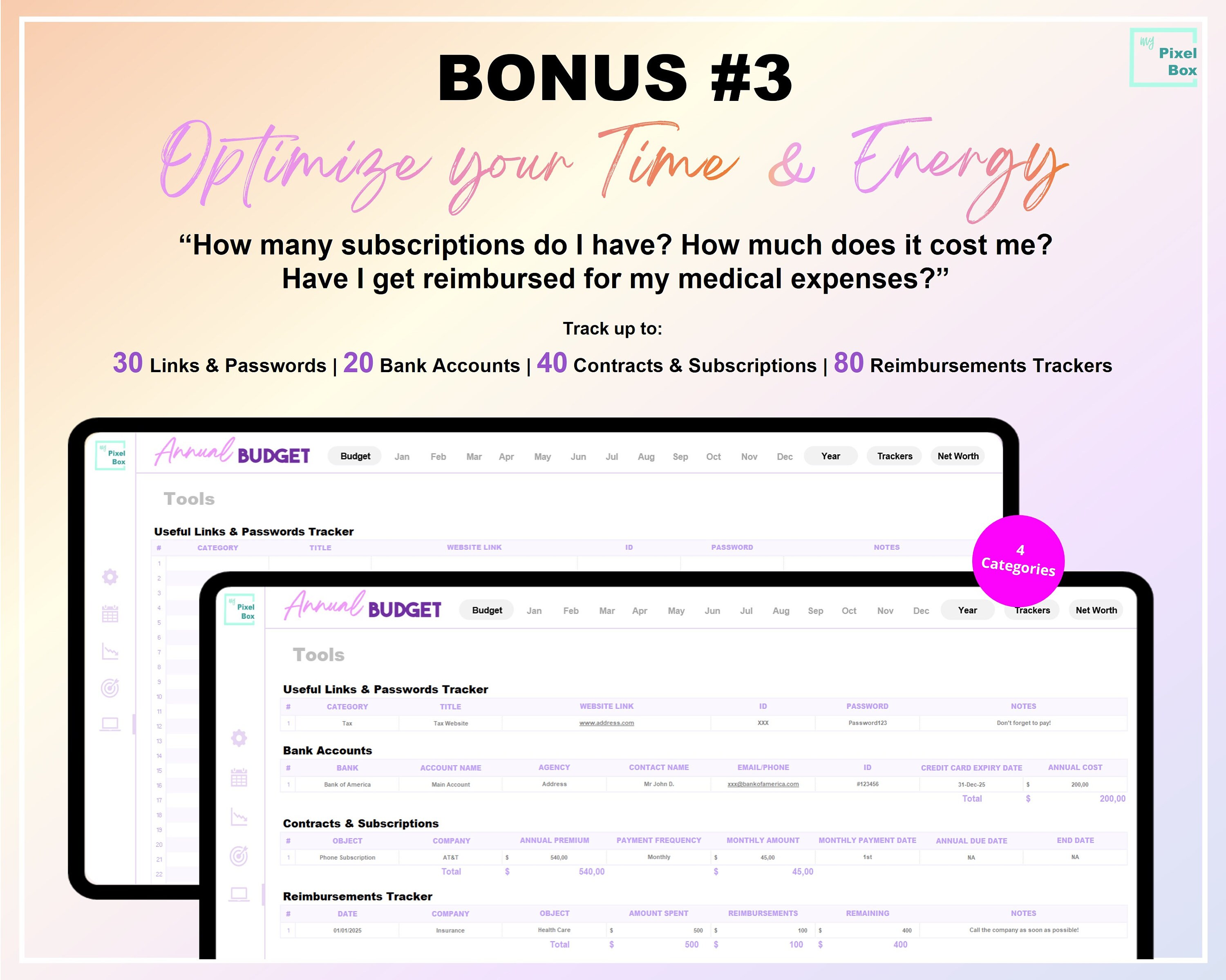 Smart Budget Planner Yearly and Monthly Budget Excel & - Etsy