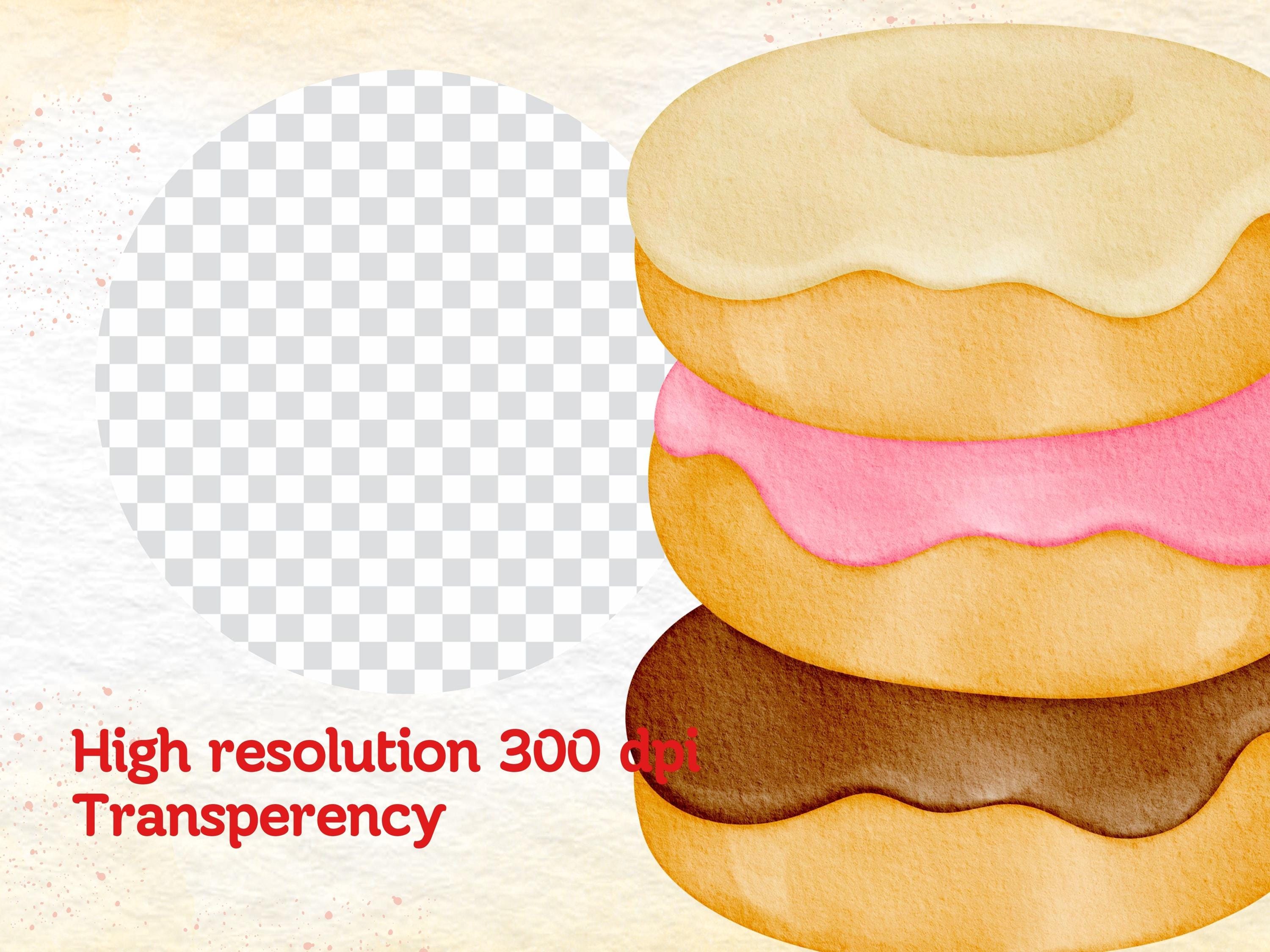 Breakfast Watercolor Clipart Set, 20 PNG Files, 300 DPI, Transparent ...