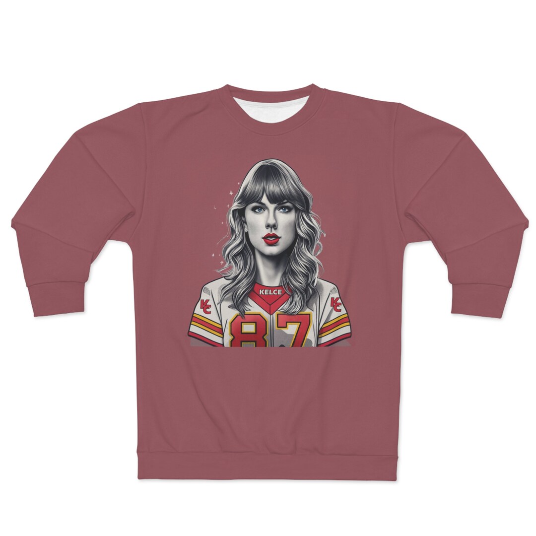 Taylor Swift Head Chiefs Sweater Swiftie Merch Swift Shirt - Etsy
