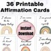 Positive Affirmation Cards - Rainbow Affirmation Cards - Encouragement ...