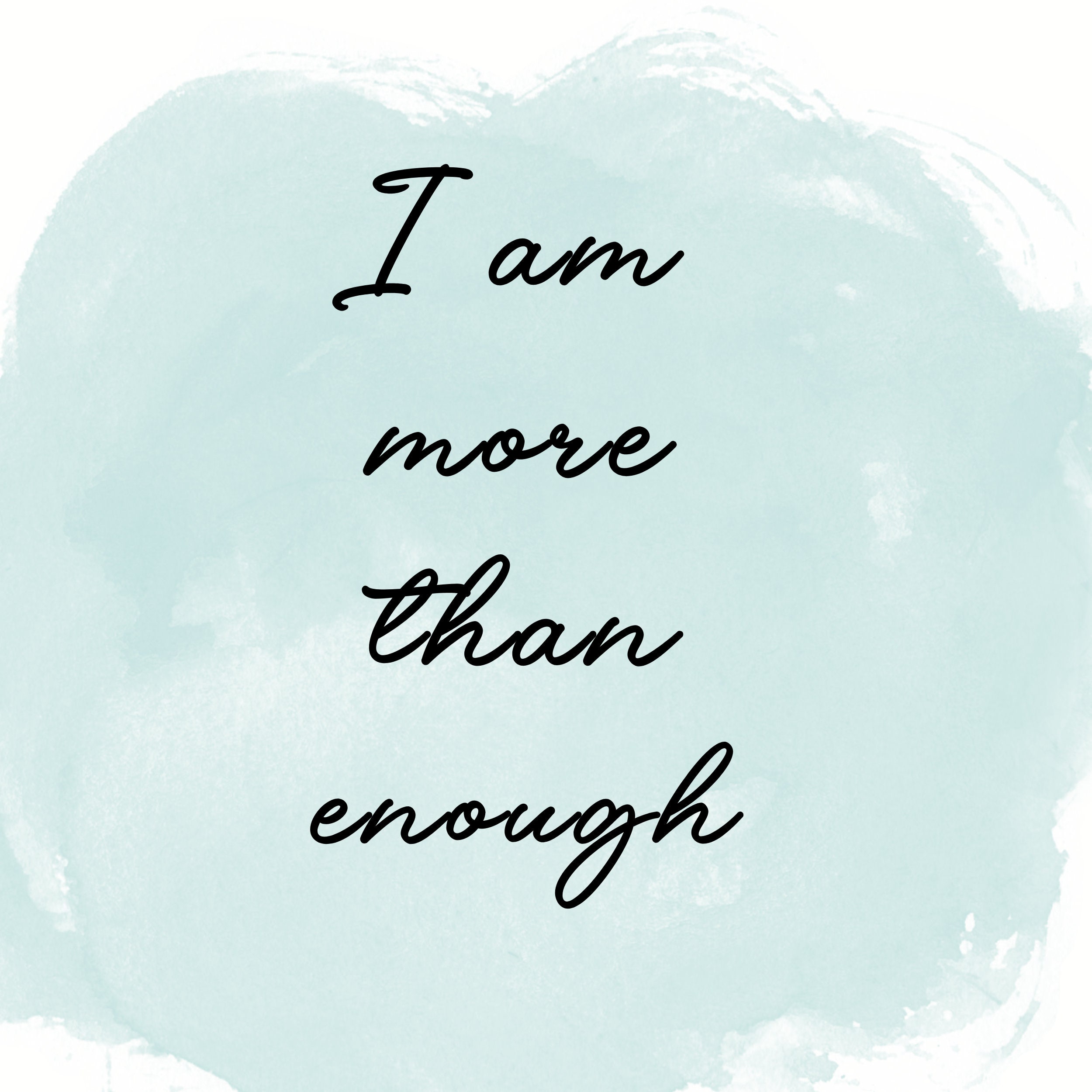Positive Affirmation Cards, Watercolour Affirmations, Confidence ...