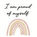 Positive Affirmation Cards - Rainbow Affirmation Cards - Encouragement ...