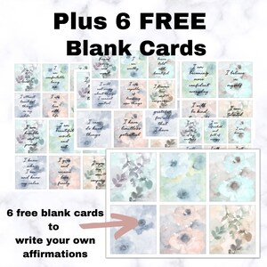 Positive Affirmation Cards - Printable Mantras - Encouragement Cards ...